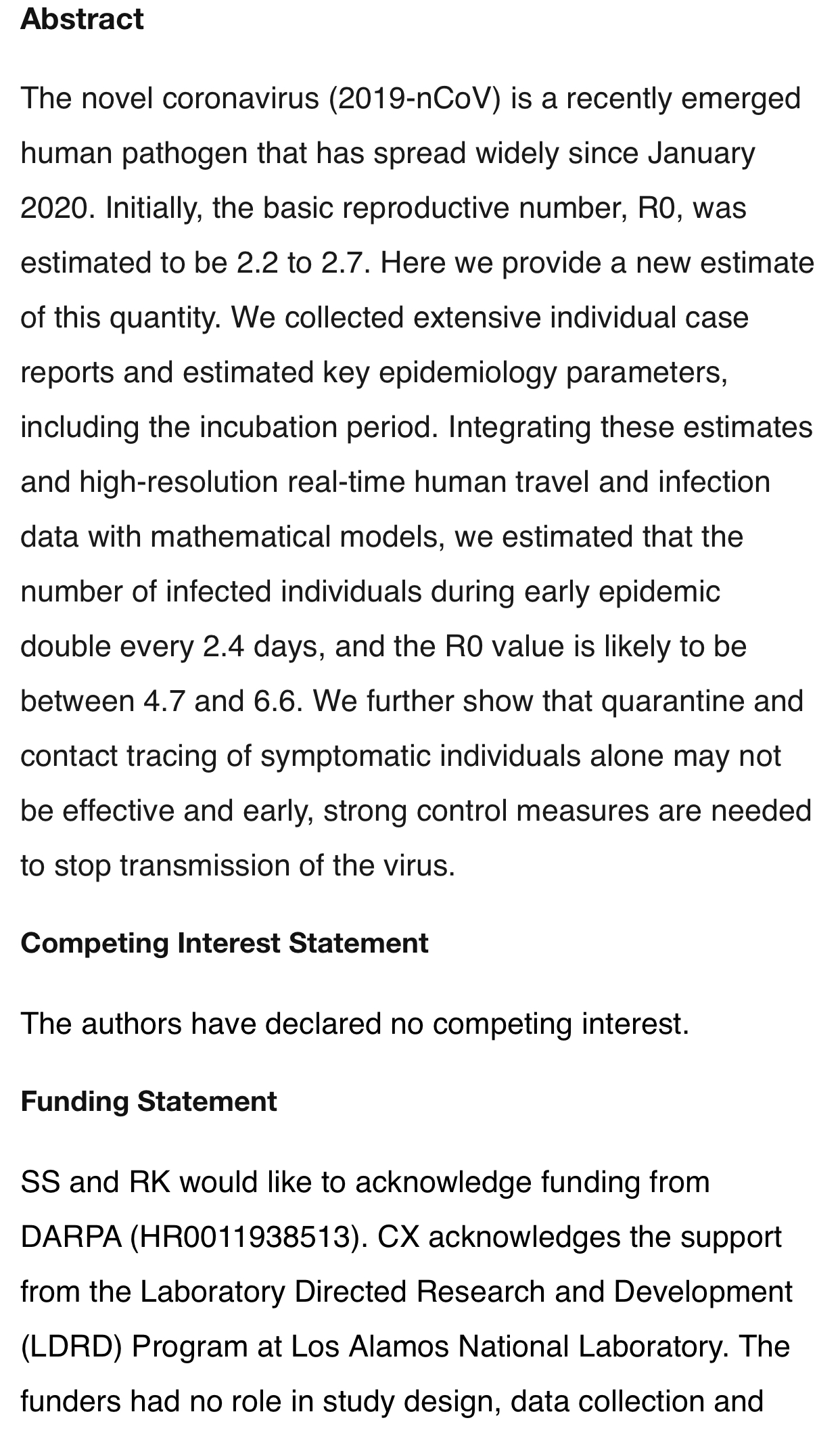 美國國家實驗室研究指出新型冠狀病毒R0基本傳染數高達6.6 - Yhare 加拿大生活資訊網